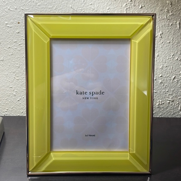 kate spade | Accents | New Kate Spade Charles Lane 5x7 Yellow Frame ...